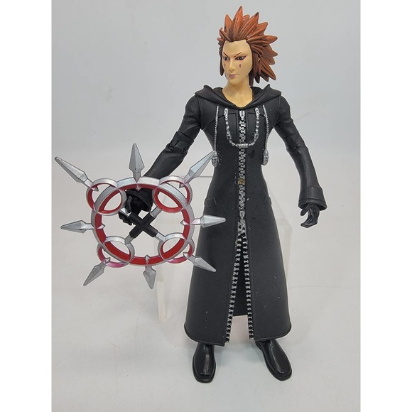 Kingdom Hearts | Toys | Disney Kingdom Hearts Axel 7 Action Figure With Chakram | Poshmark